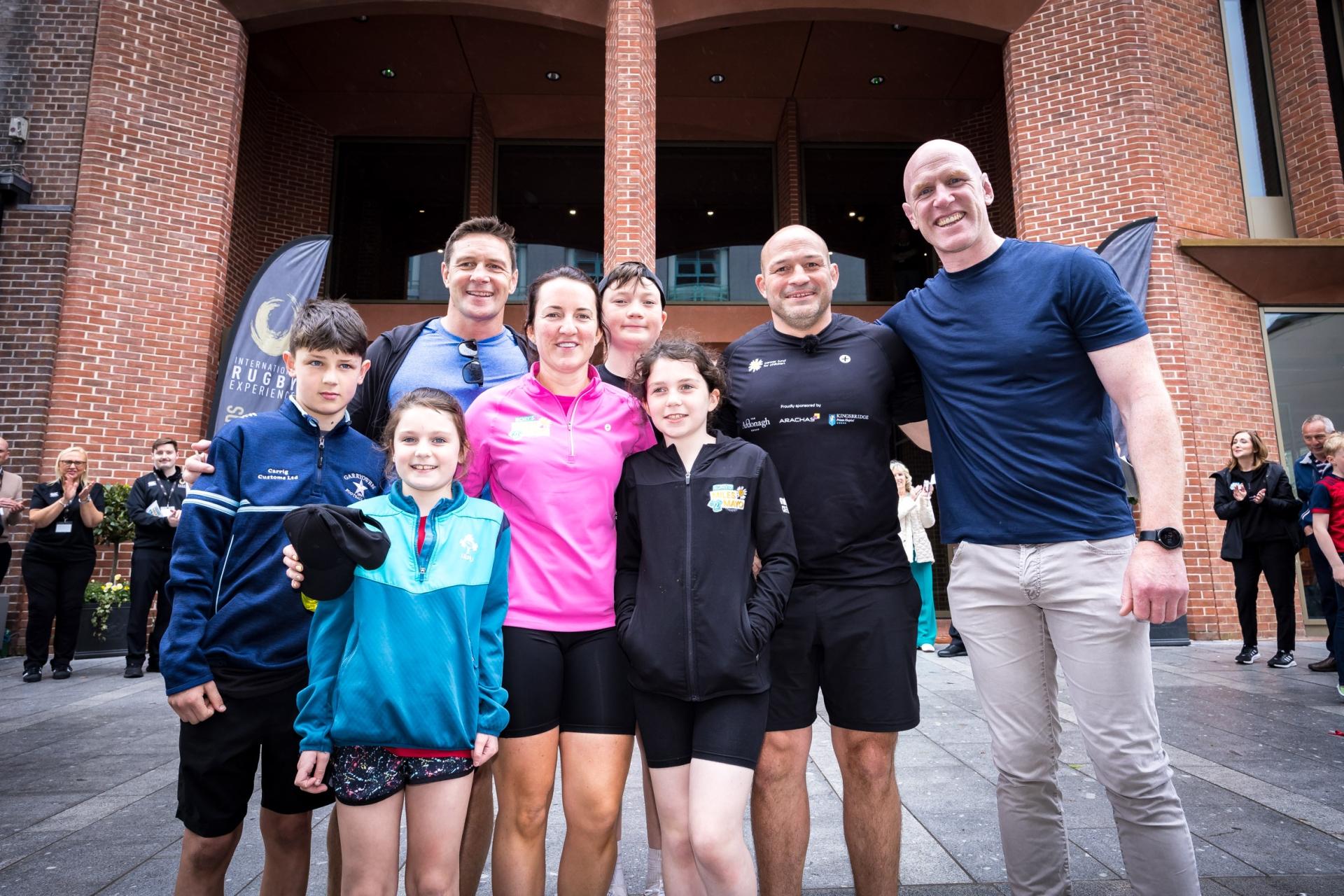 In pictures: Ireland rugby legend makes Limerick pit stop during ...