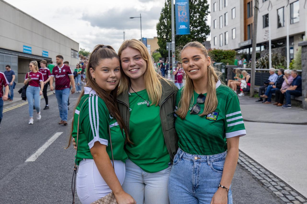 In Pictures: Limerick fans celebrate victory over Galway at Croke Park ...