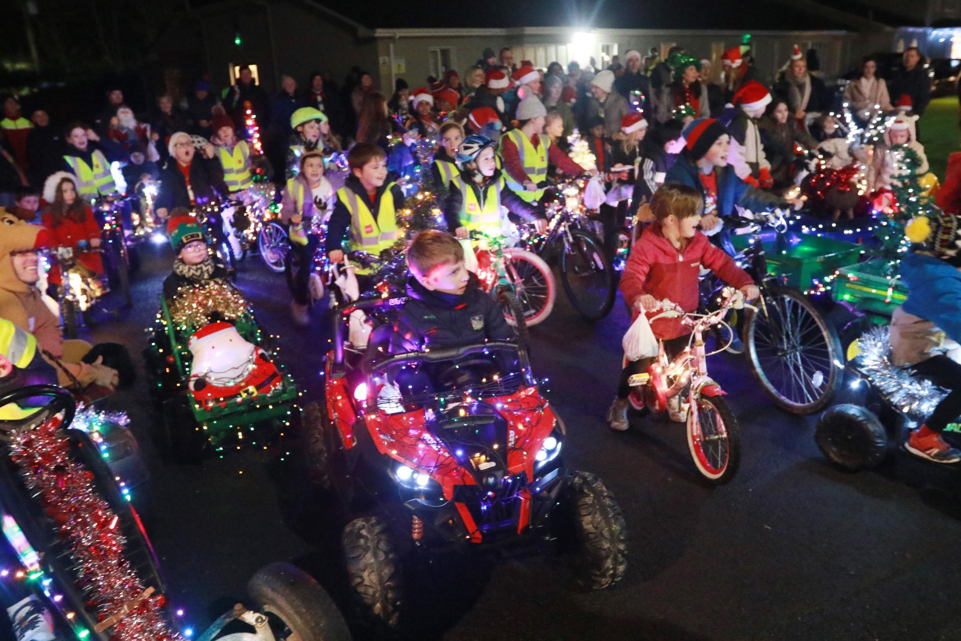 In Pictures: Limerick village hosts first festive Christmas parade ...