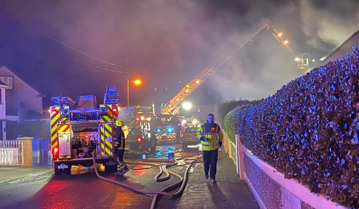 Limerick fire services attend scene of major shed and house fire ...