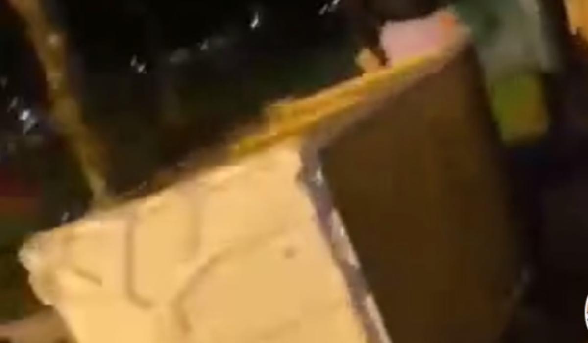 Viral video of portable toilet being pushed over in Limerick is ...