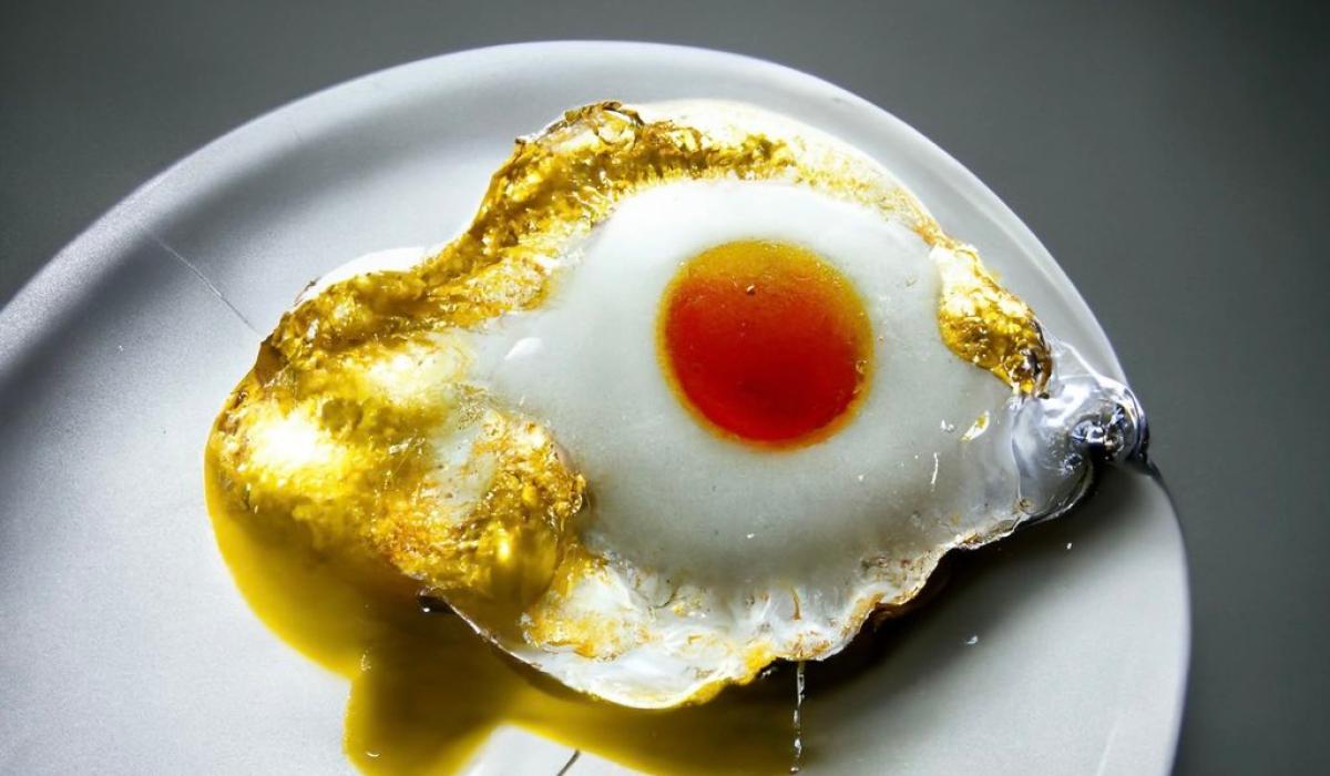 Can you spot it? Not all is as it seems with this €45 gold leaf fried egg - Limerick Live