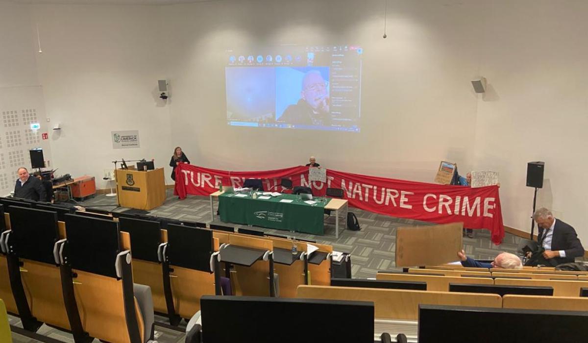 Protestors interrupt meeting of Limerick City and County Council ...