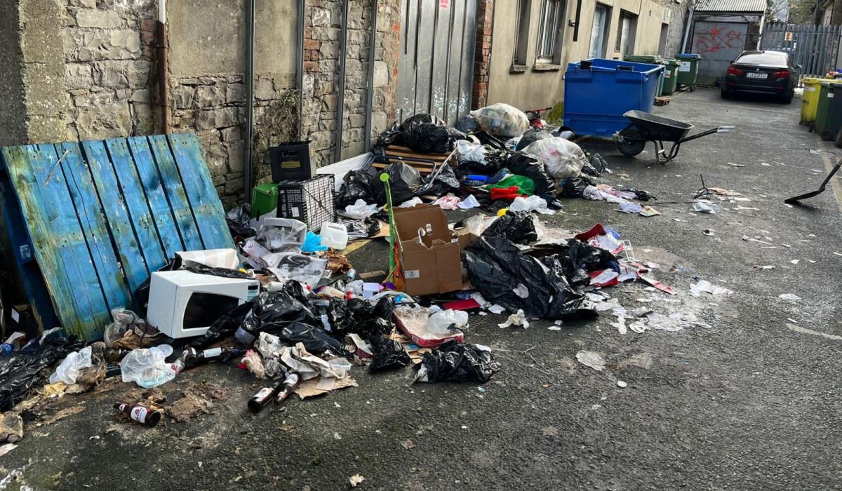 Street cleaning team spent 'half a day' cleaning up littered Limerick ...