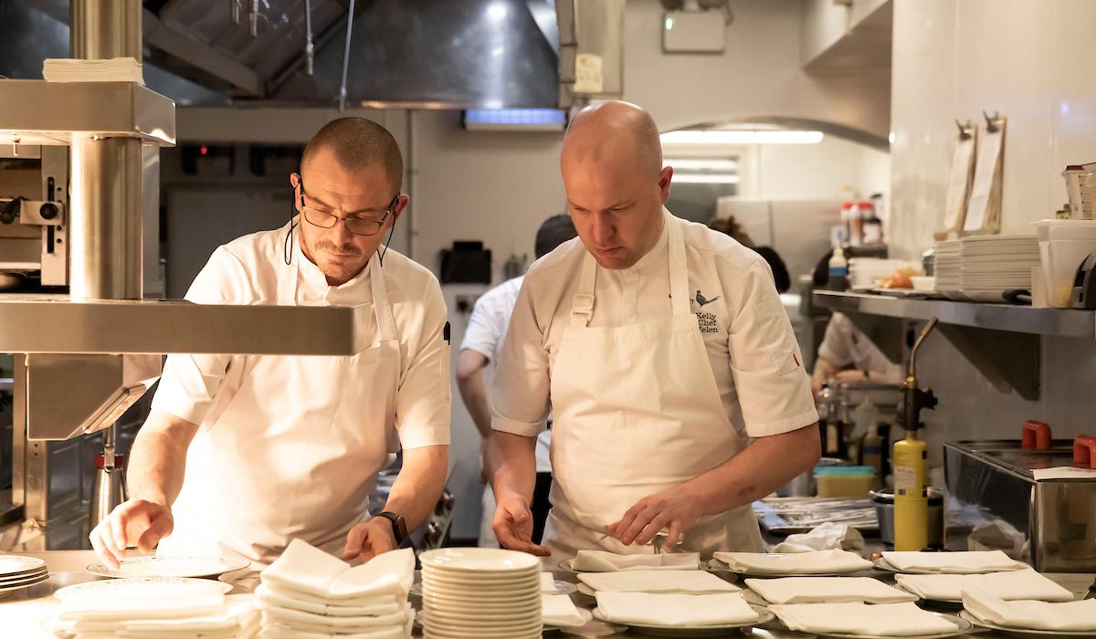 Chef John Kelly of the Lady Helen teamed up with Chef Damien Grey from ...