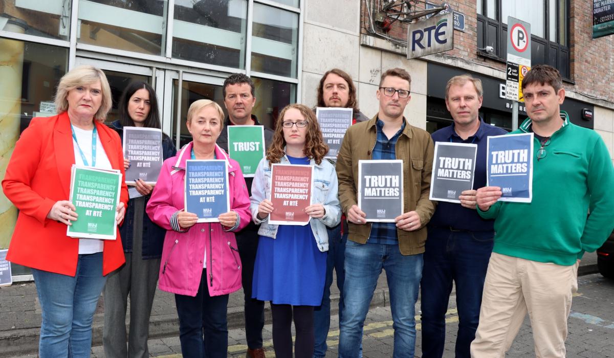 WATCH: Angry RTÉ staff stage protest outside Limerick studios over ...