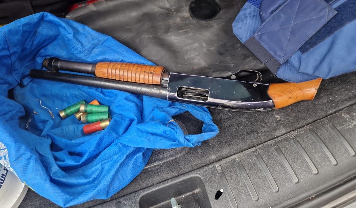 Gun and ammunition seized after suspect was caught trying to run away ...
