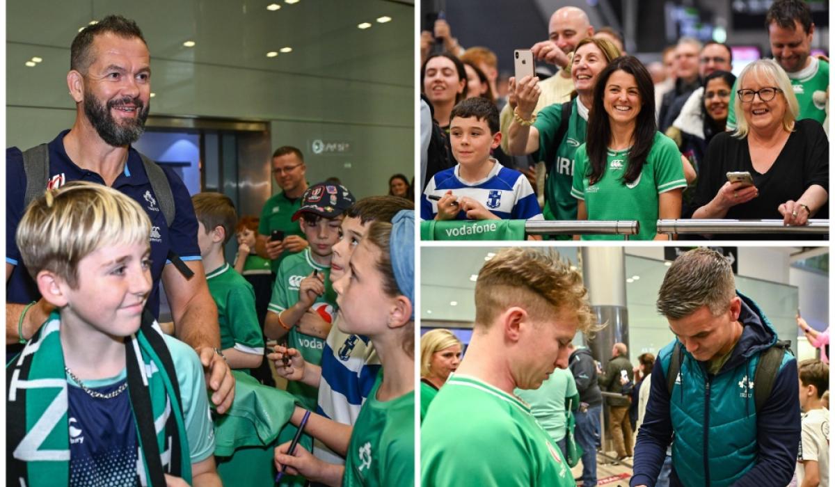 FAN GALLERY: Ireland supporters welcome Andy Farrell's squad home from ...