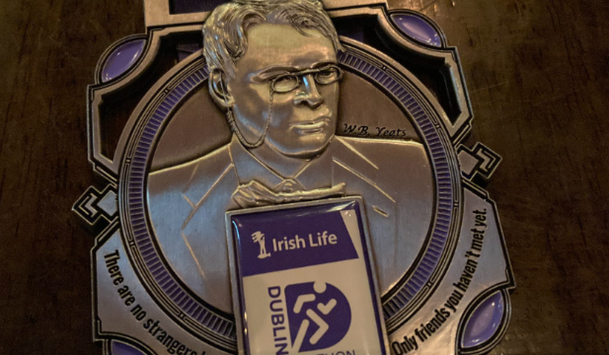 National: A Noble honour - Dublin marathon runners receive medal with ...