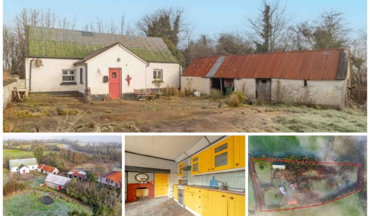 Rustic country cottage with Room to Improve potential and big surprise ...