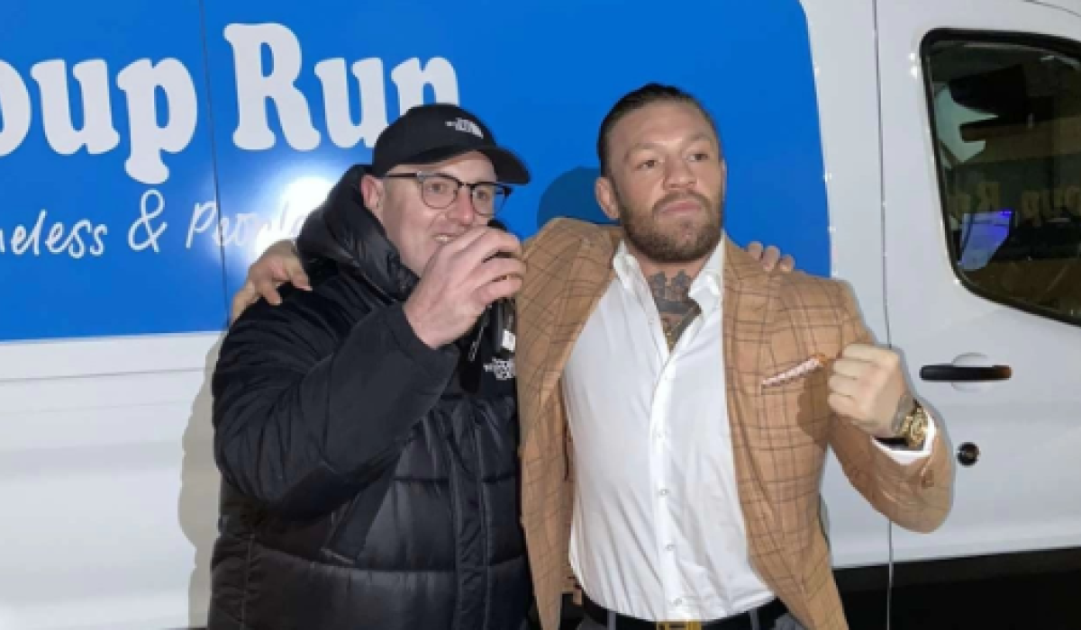 Conor McGregor makes good on promise of new van for Dublin soup kitchen ...