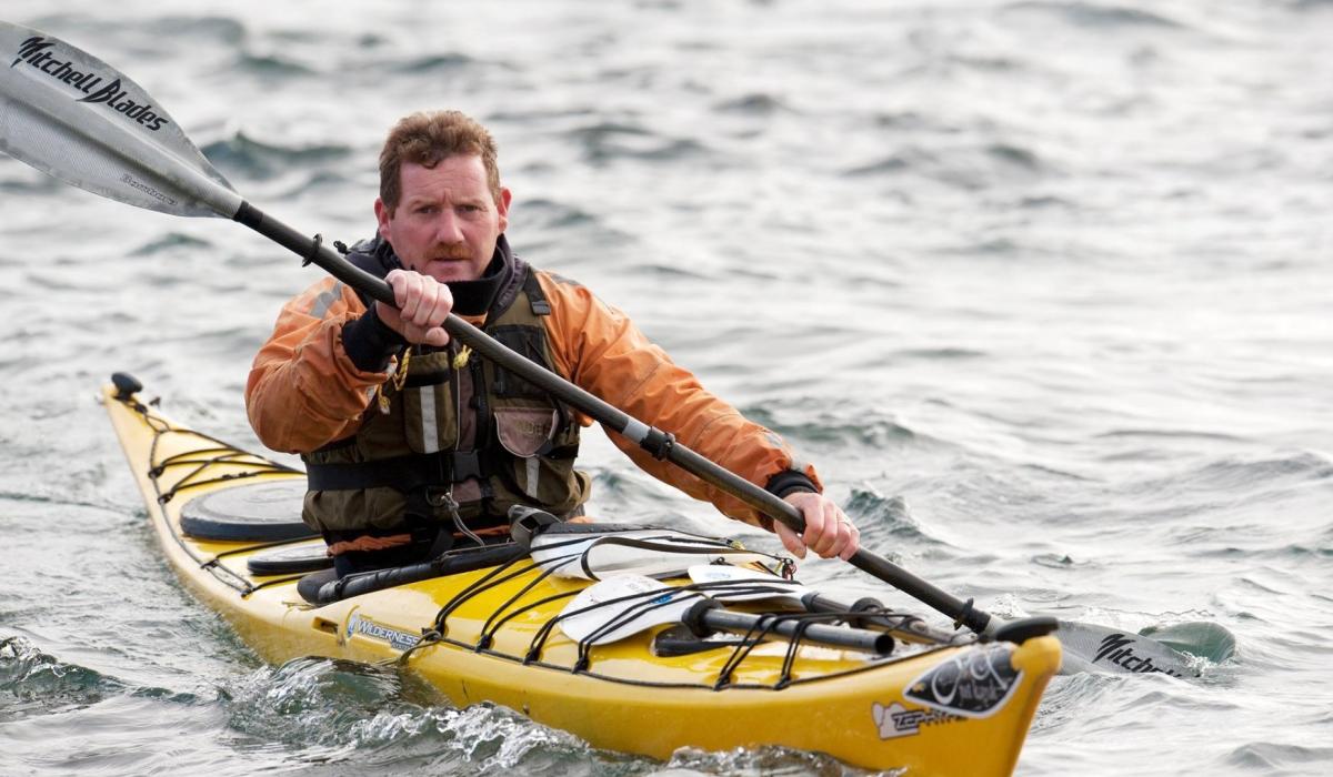 Brave Irish man Adrian Harkin with Motor Neurone Disease paddles to ...