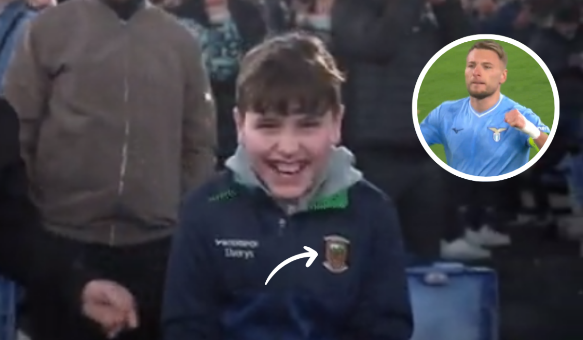 GAA top pops up on television during Lazio's Champions League win over ...