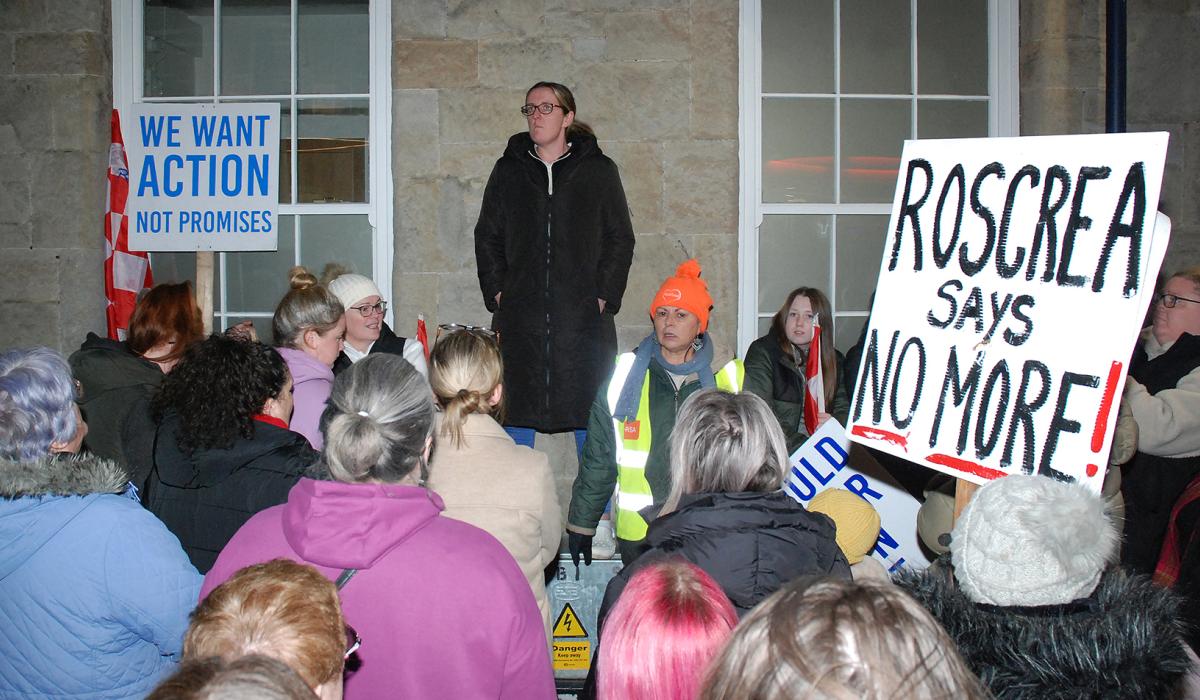 National: Women in Roscrea protest after alleged incident involving ...