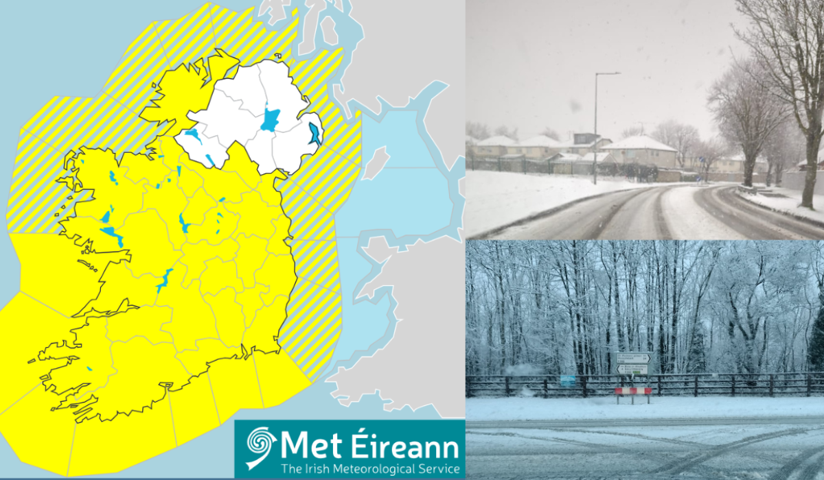 Irish commuters stranded as heavy snow causes major travel disruptions ...
