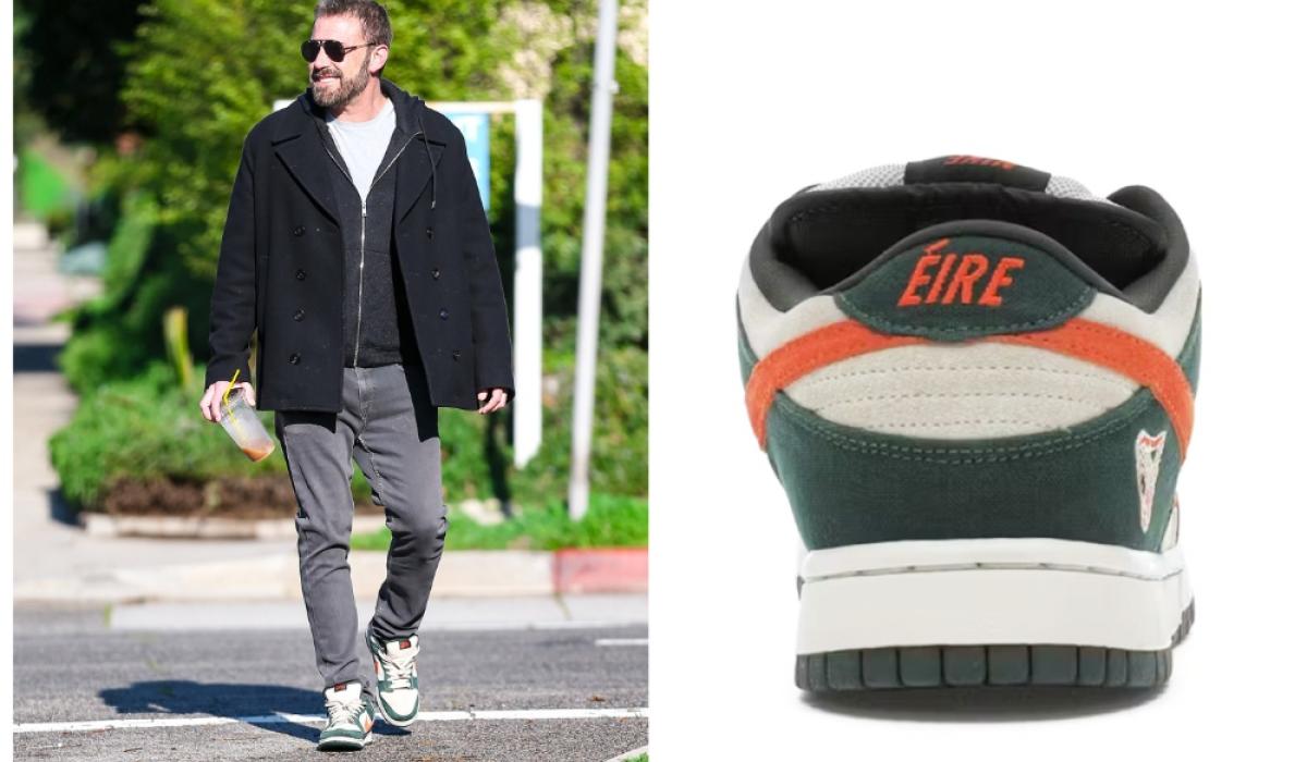 National: Ben Affleck sports rare sneaker paying tribute to 1916 Rising ...