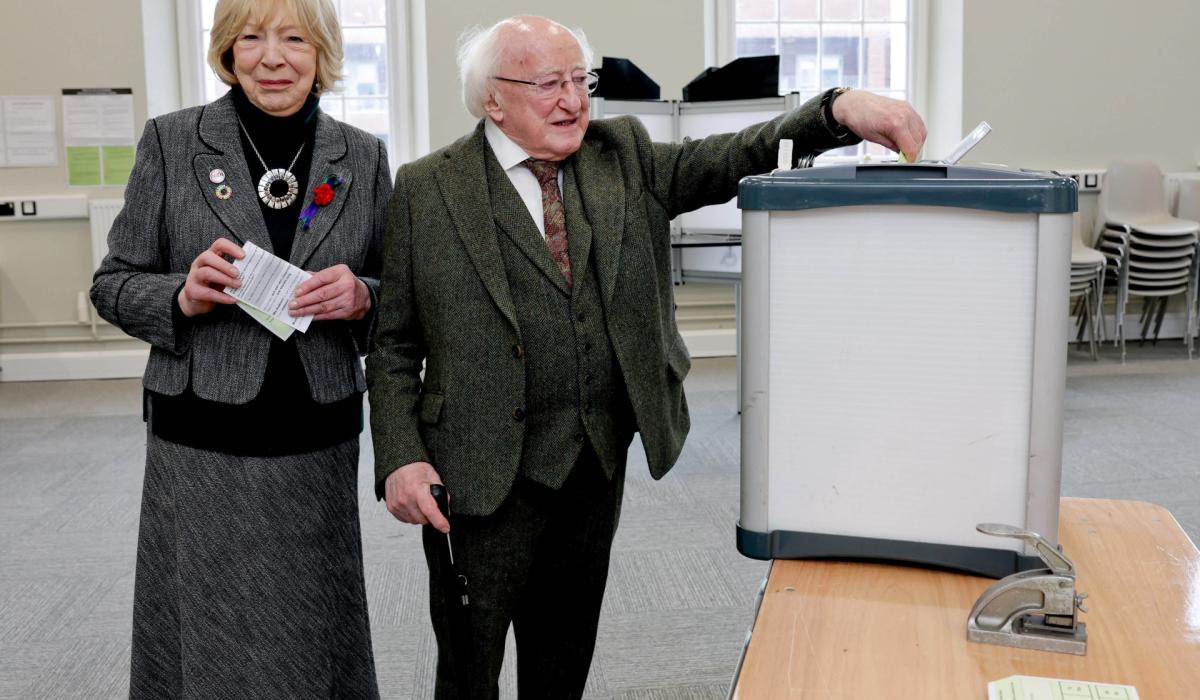 PICTURES: President Higgins casts his vote on referendum day! - Page 1 ...