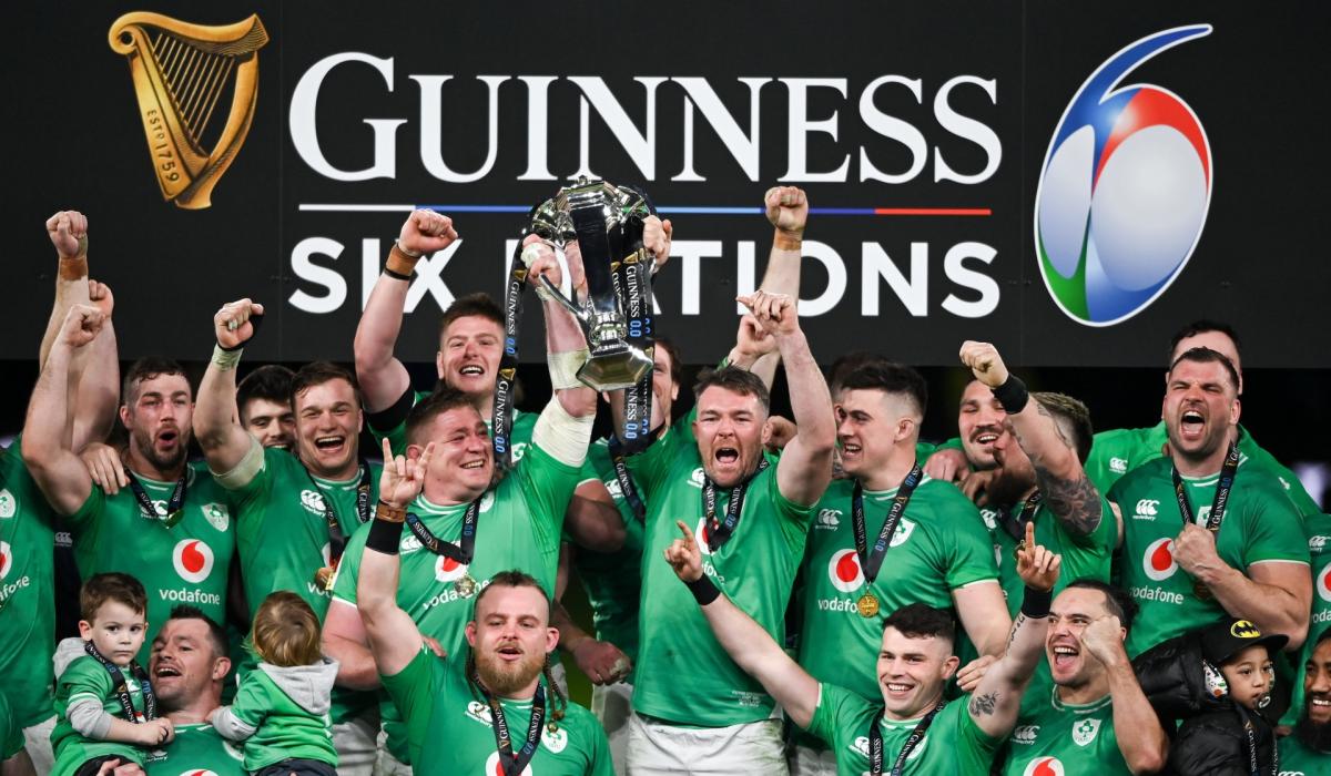 PICTURES: Celebrations at the Aviva Stadium as Ireland retain the Six ...