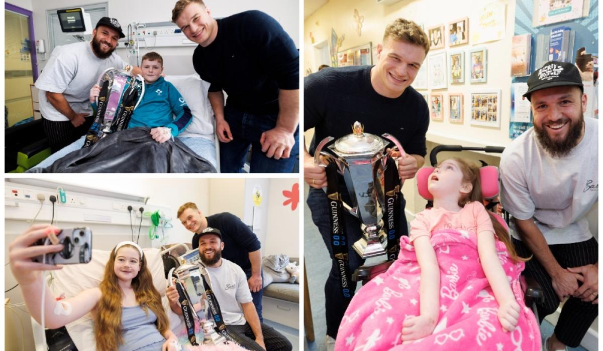 National: PICTURES: Irish International Rugby players bring six nations ...