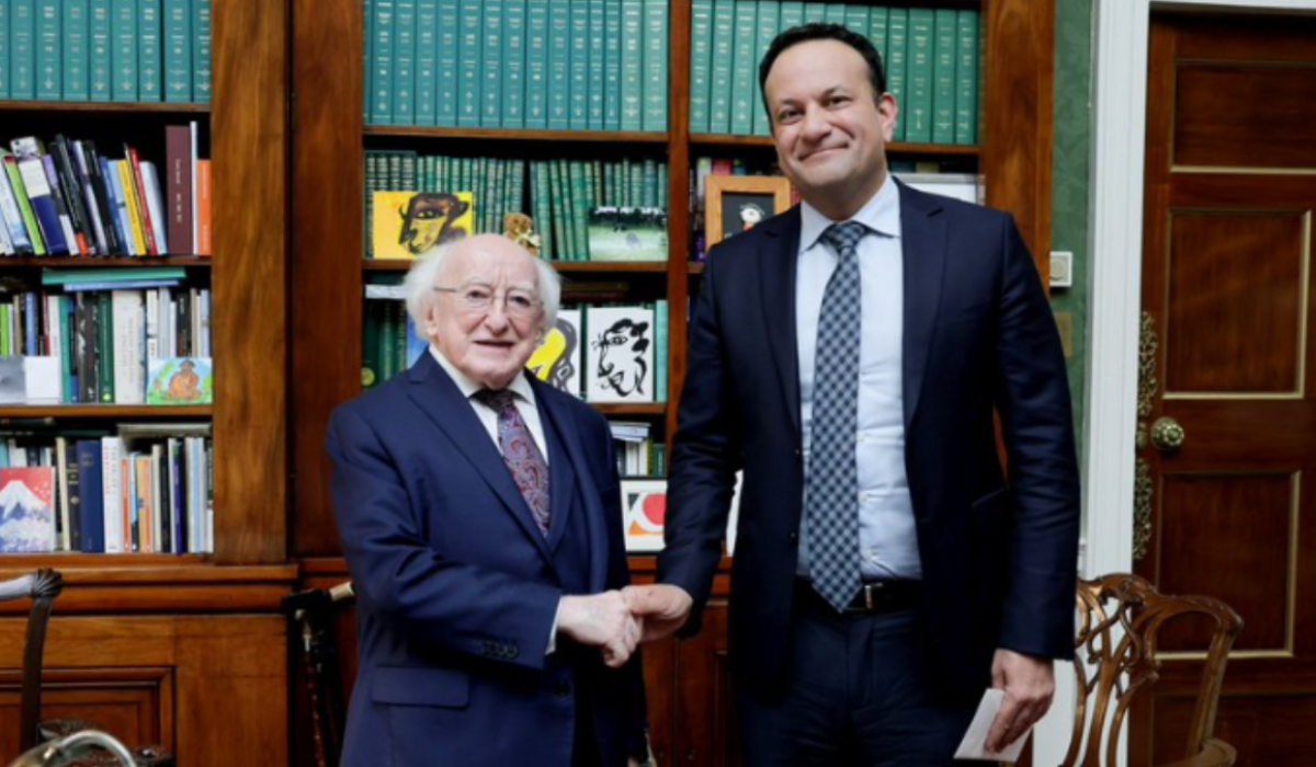 President Higgins officially accepts resignation of Leo Varadkar as ...