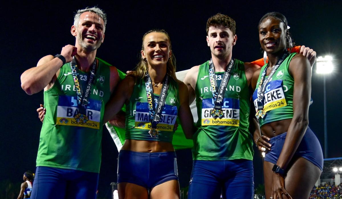 Ireland team wins bronze at the World Athletics Relay in the Bahamas ...