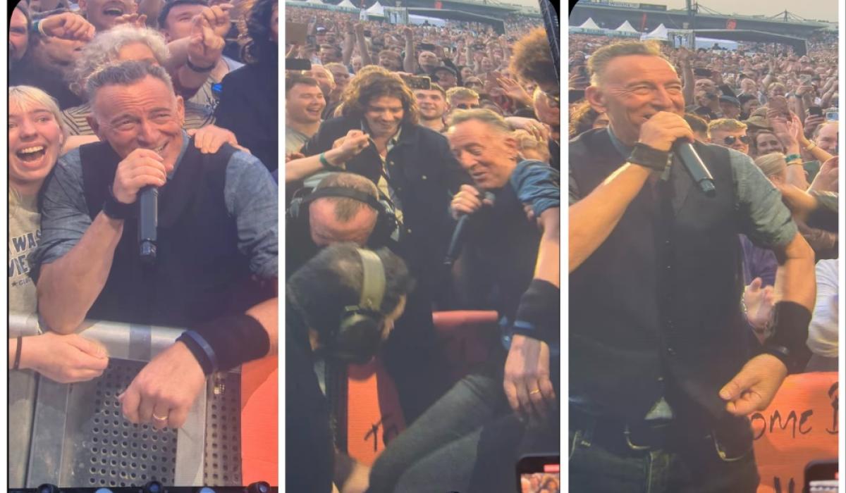 WATCH: 'I think I'm stuck' - Bruce Springsteen climbs into thick of ...