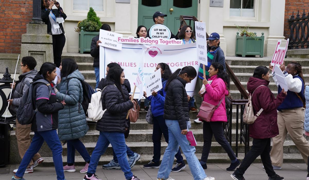 'Have a heart' Migrant workers protest for change to reunion laws ...