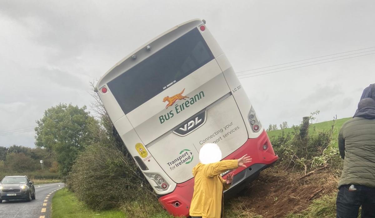 Narrow escape for passengers as bus to Limerick leaves road - Limerick Live
