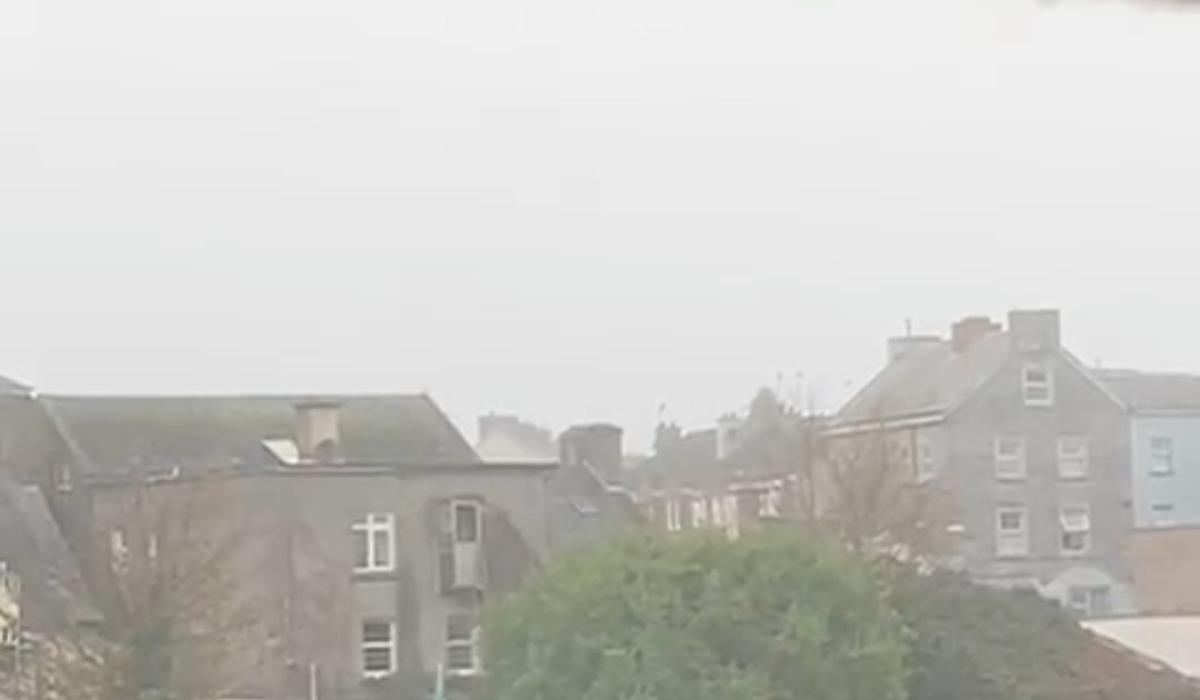 Students make an unusual entrance to a Limerick city pub on college ...