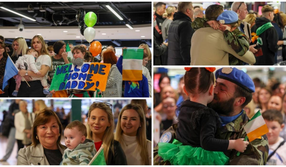PICTURES: Friends and family welcome Irish troops home from Lebanon at ...