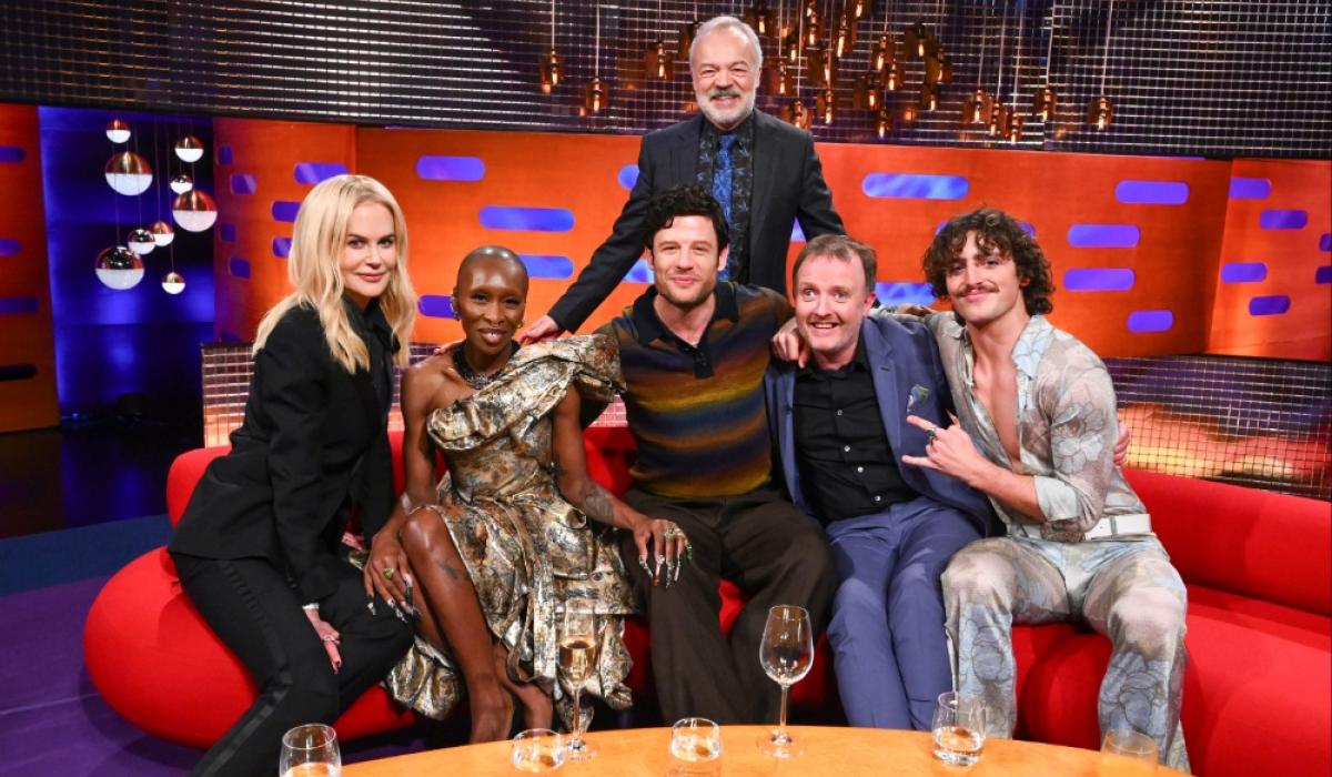 Who are the guests on tonight's Graham Norton Show on BBC? Here's the line-up - Limerick Live