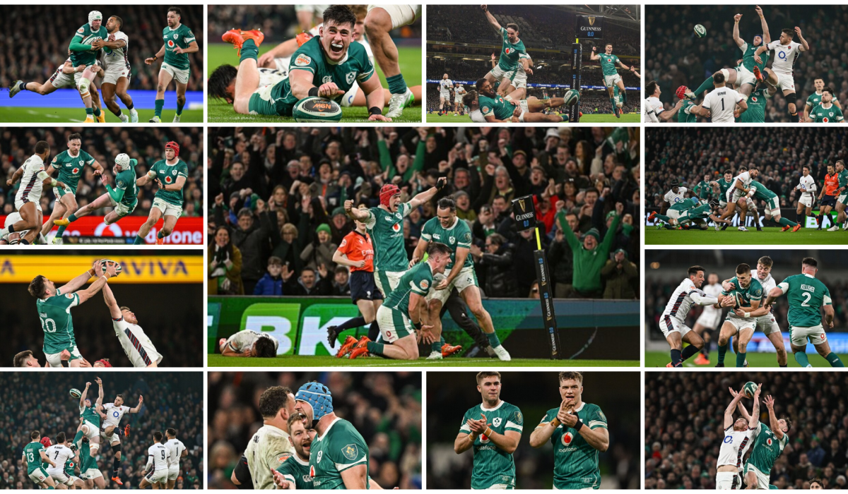 PICTURES: Celebrations at the Aviva Stadium as Ireland beat England in ...