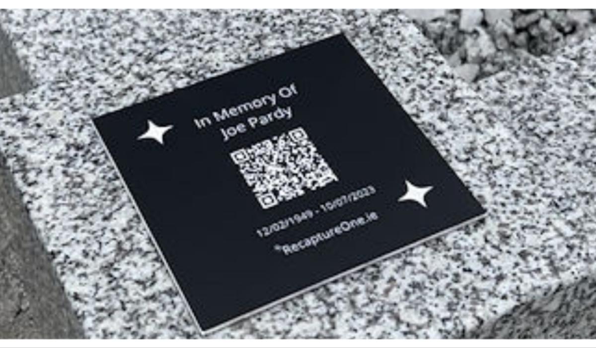 Video from beyond the grave! QR code memory plaques land in Ireland ...