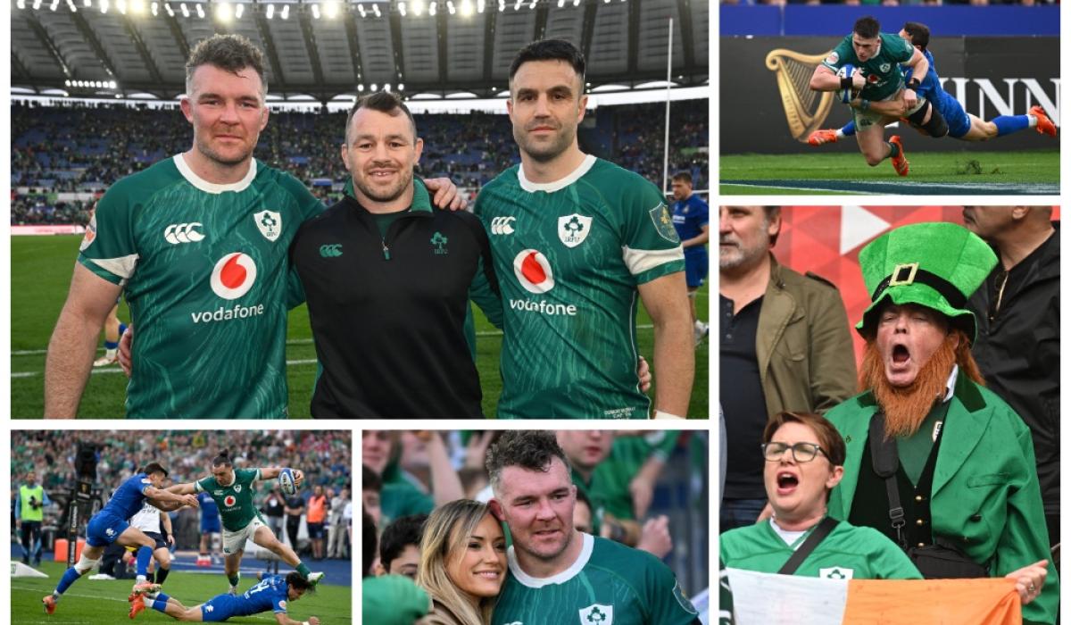 PICTURES: Ireland waves goodbye to three legends after Italy win with ...