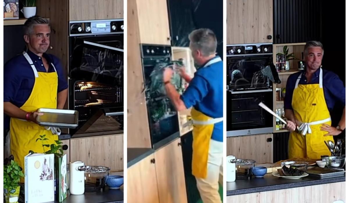 WATCH: Irish celeb chef's live demo at Bloom takes EXPLOSIVE turn in ...