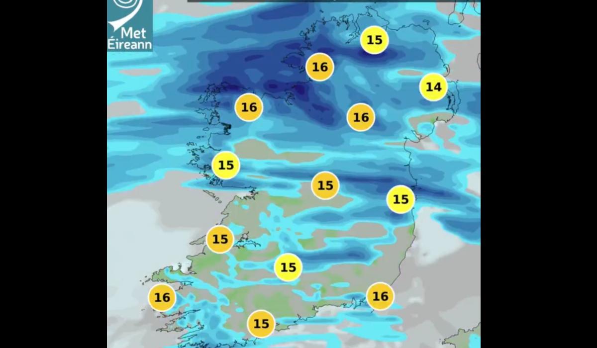 LIVE: Met Eireann pinpoints heavy rain and thunder amid 'changeable ...