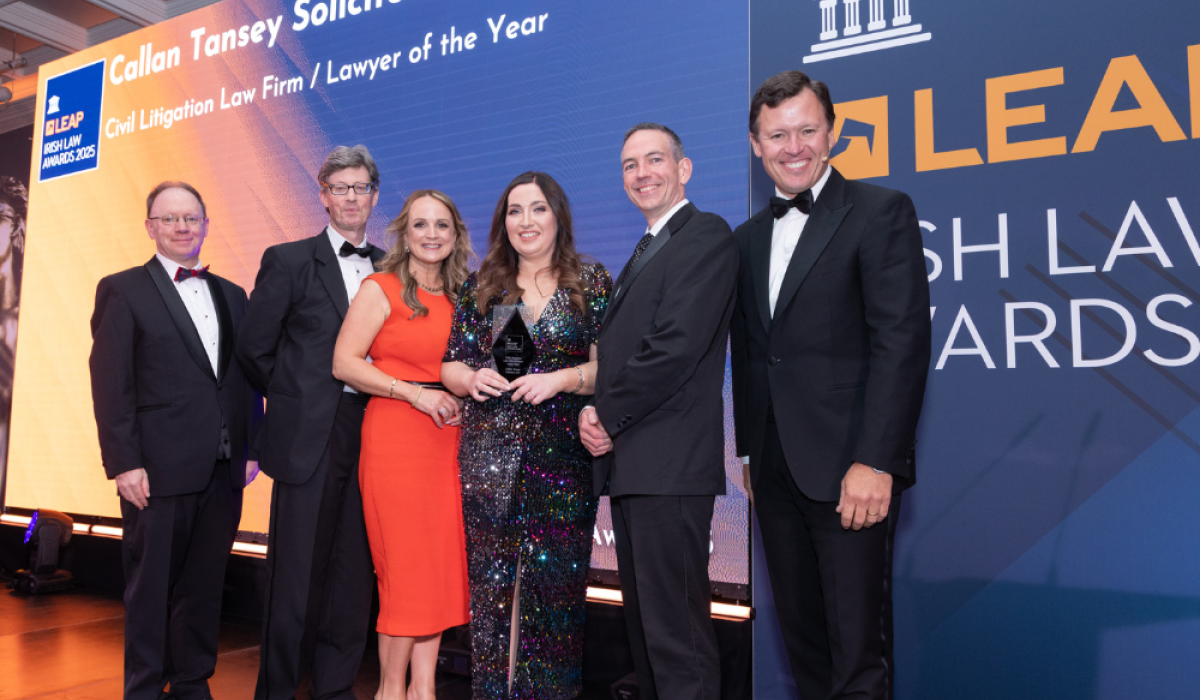 Callan Tansey Solicitors scoops three major honours at the prestigious ...