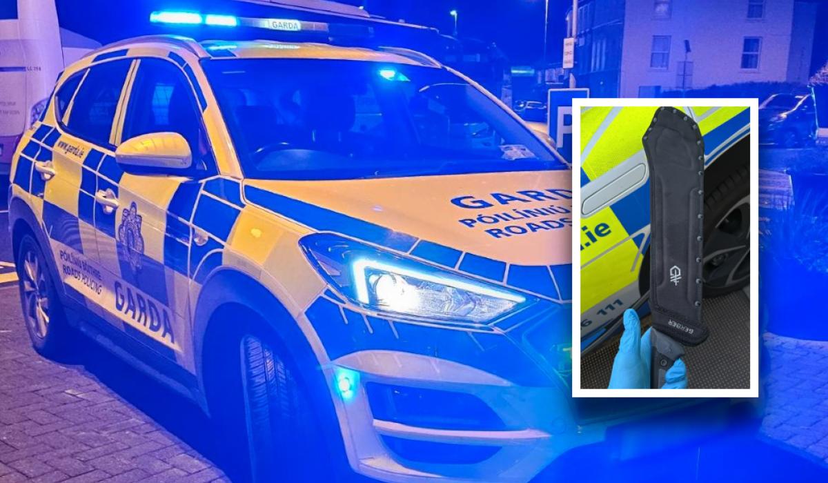 Man 'acting suspiciously' caught red-handed with massive machete during ...