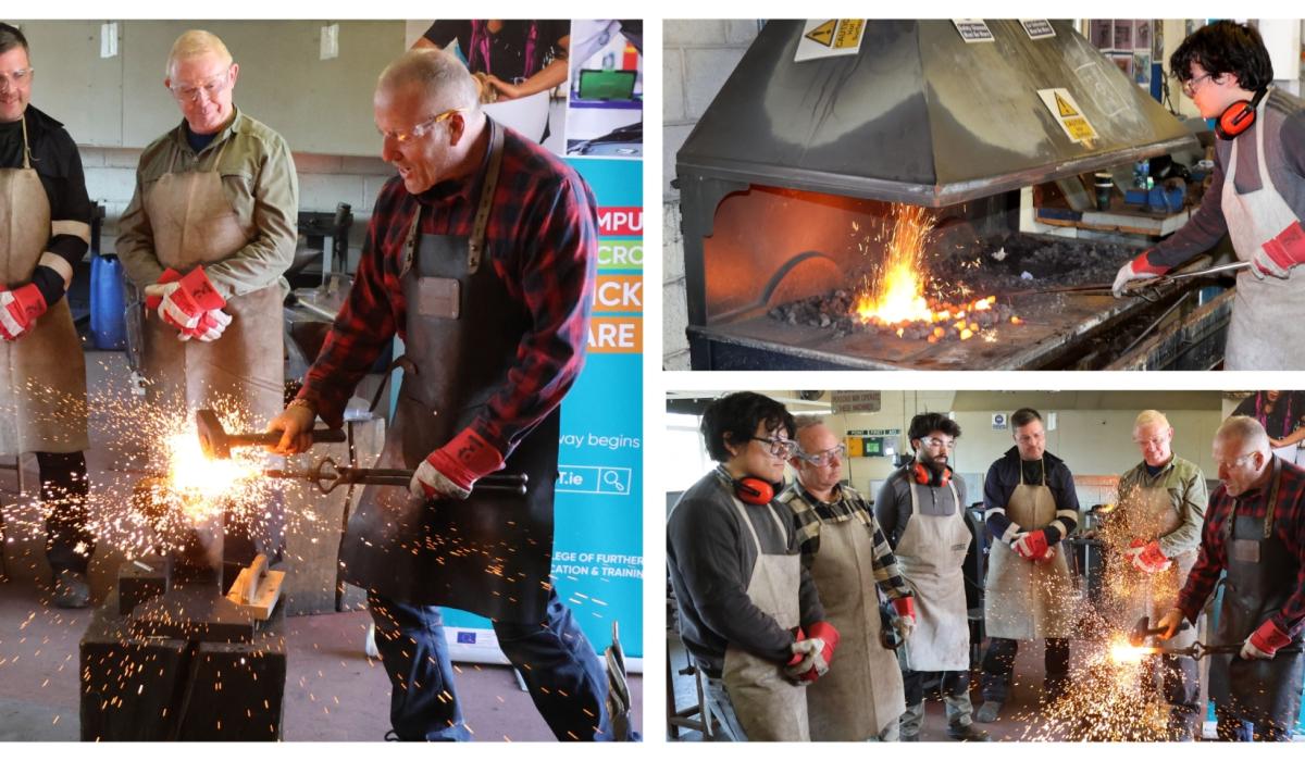 PICTURES: Introduction to Blacksmithing at College of FET Cappamore Campus - Page 1 of 13 ...
