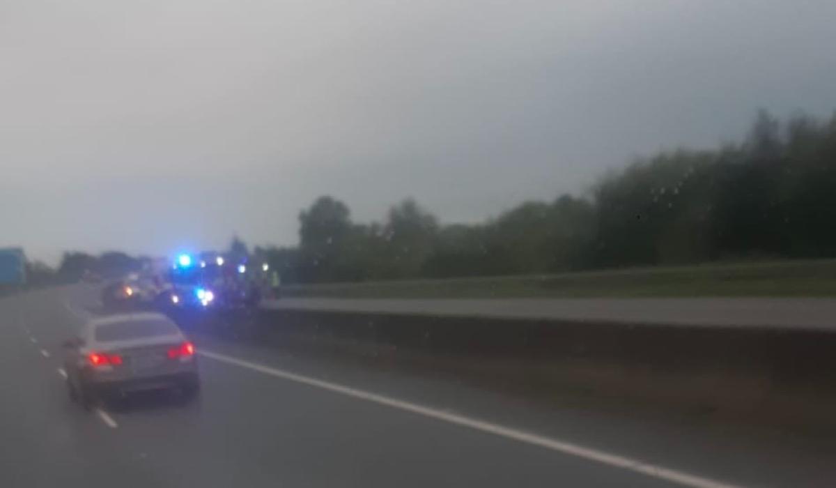 One person hospitalised after early-morning collision that closed ...