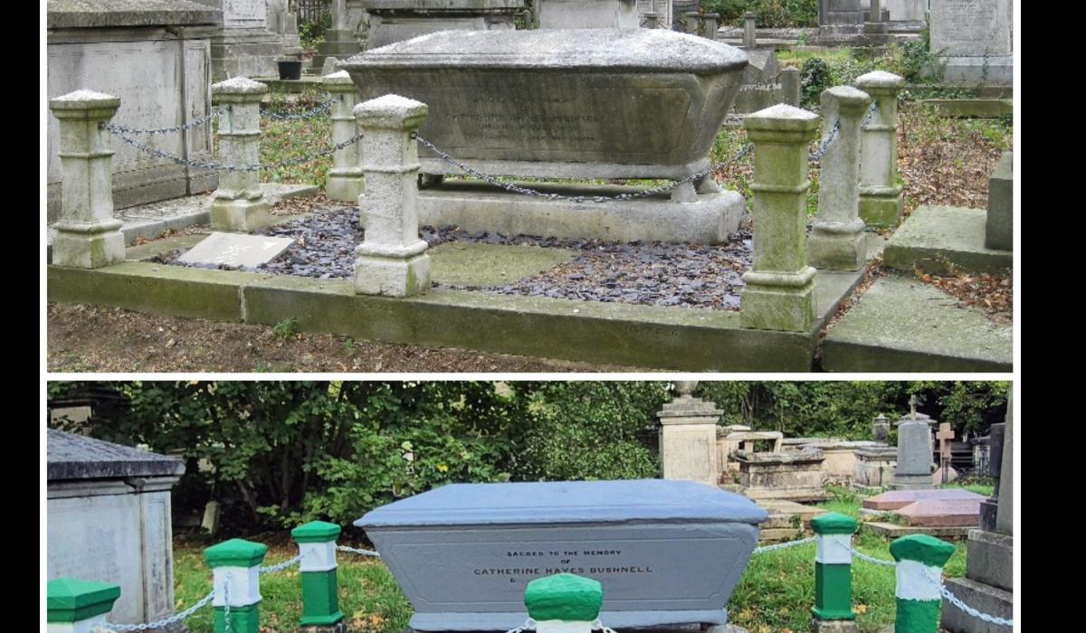 Unauthorized repainting of Limerick opera singer Catherine Hayes's ...