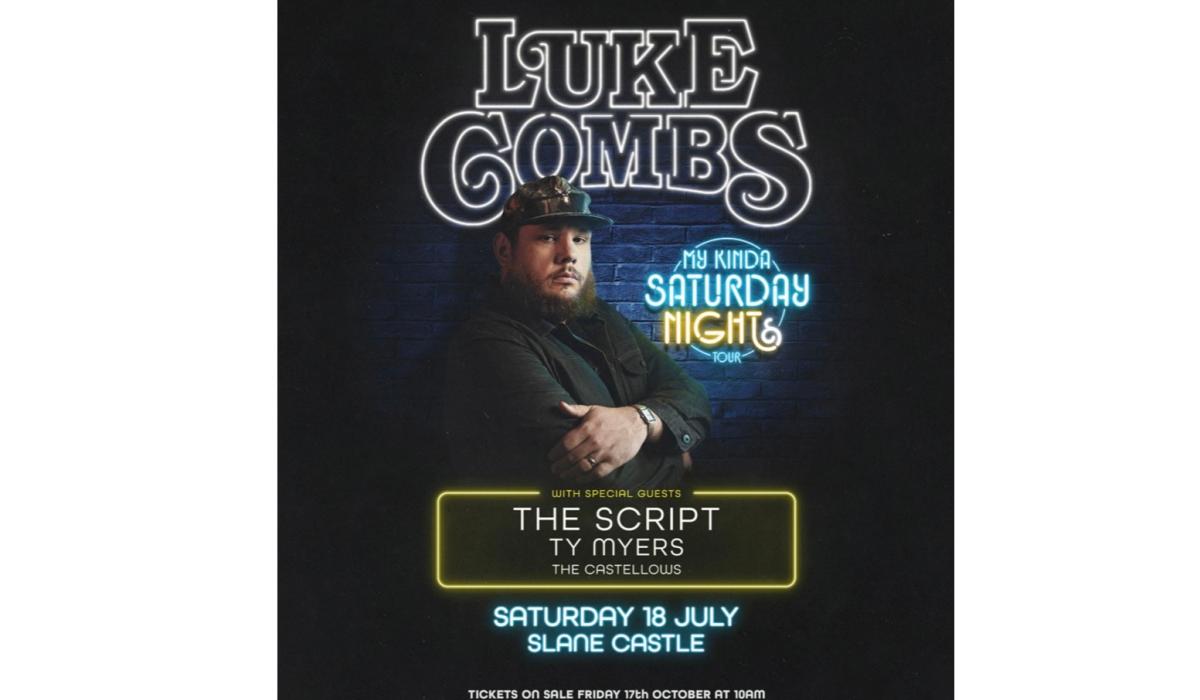 CONFIRMED: US country star Luke Combs to headline Slane Castle in ...
