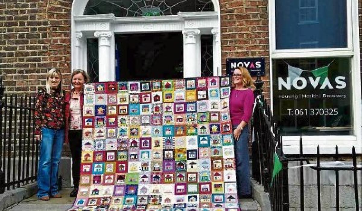 Handmade Shelter Quilt delivered to Novas office in Limerick - Limerick ...