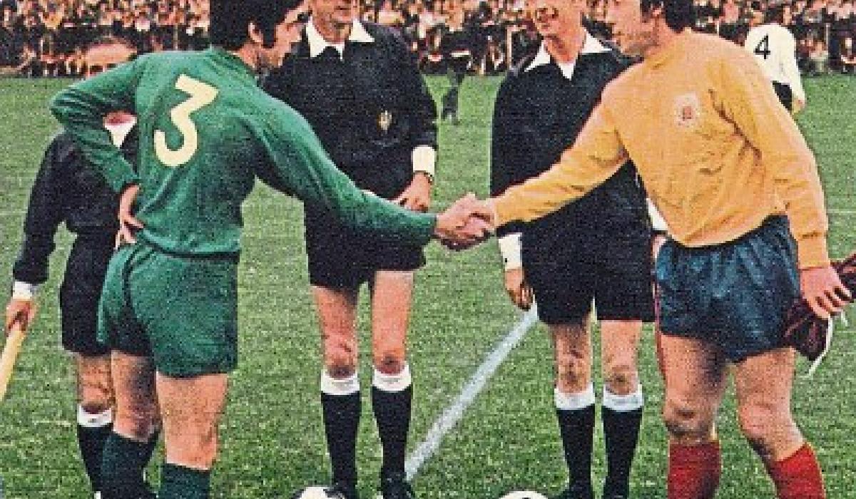 When Limerick soccer legend Al Finucane faced the late Gordon Banks ...