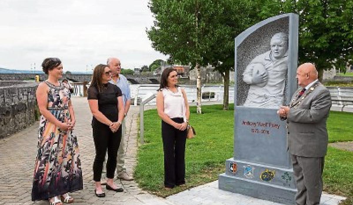 WATCH: Legacy of Anthony Foley immortalised in Limerick city memorial ...