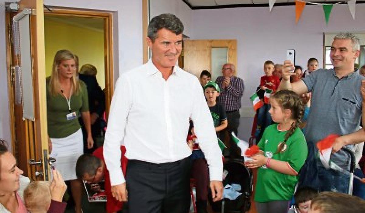 Hero's welcome in Limerick for Roy Keane on St Gabriel's visit ...