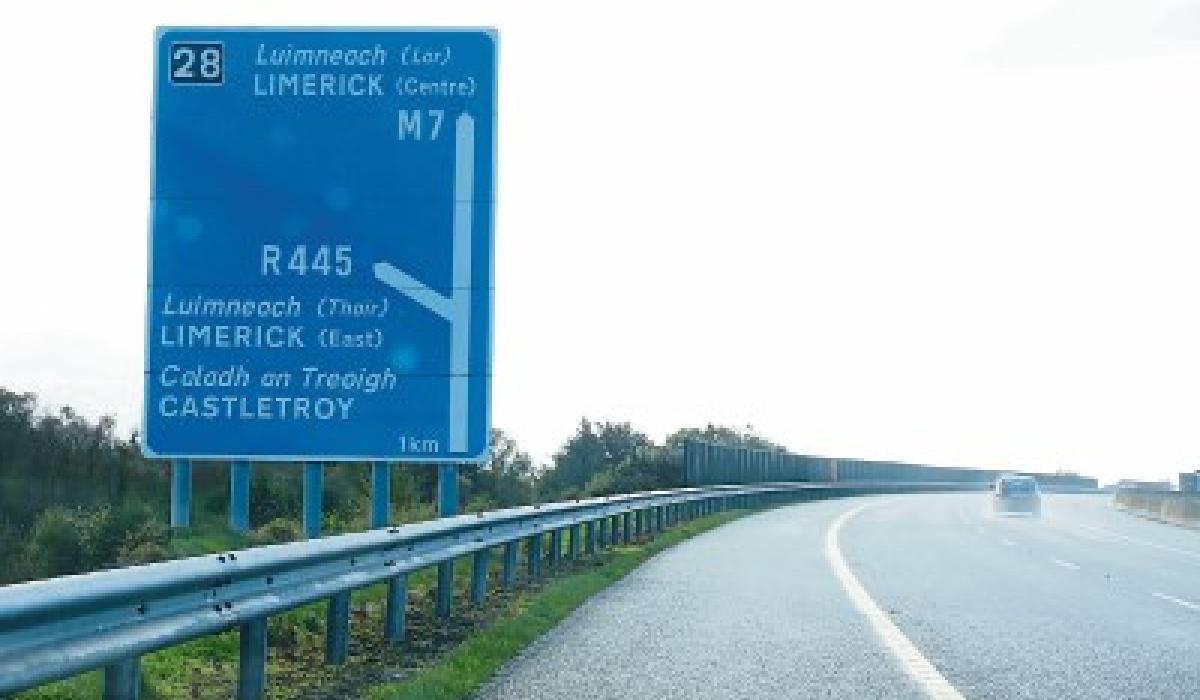 Still no sign of Limerick village getting a mention on motorway ...