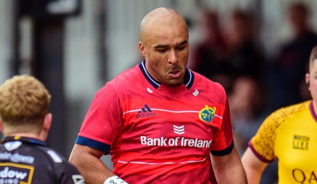 Simon Zebo to miss Munster Rugby's URC clash with Connacht - Limerick Live