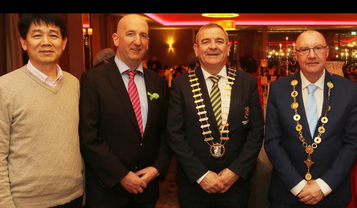 In Pictures: Mayors of Limerick and Clare ring in the Chinese New Year ...