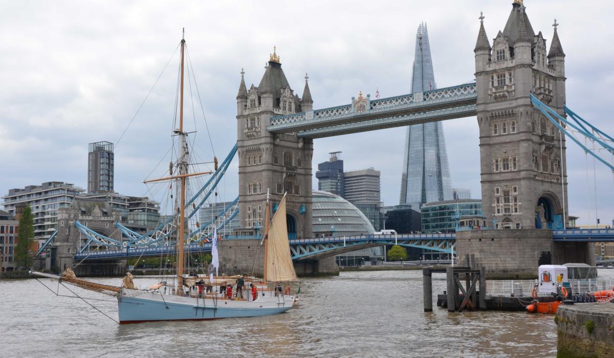Ilen ship docks in London from Limerick to mark Anglo-Irish special ...